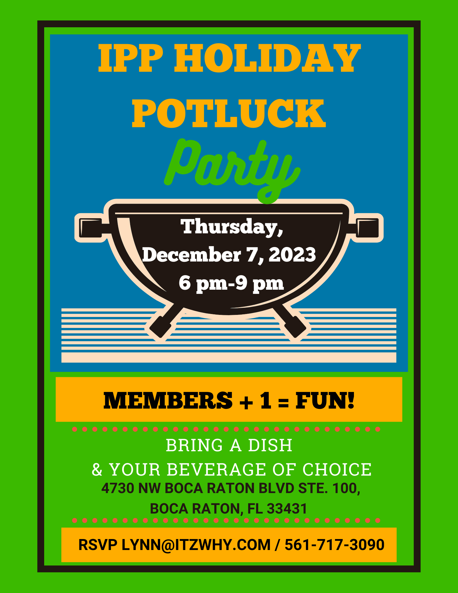 IPP Holiday Potluck Party - Inner Power Partners